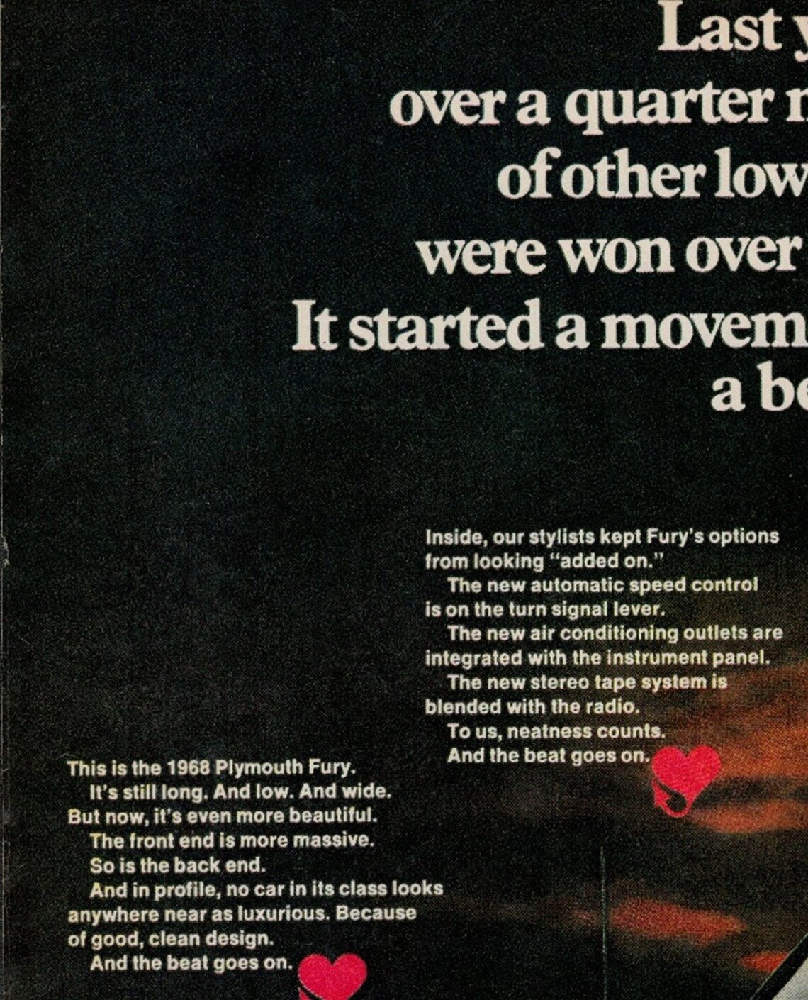 VINTAGE PLYMOUTH ADVERTISEMENT 1968 Plymouth Fury Old Advertisements ...