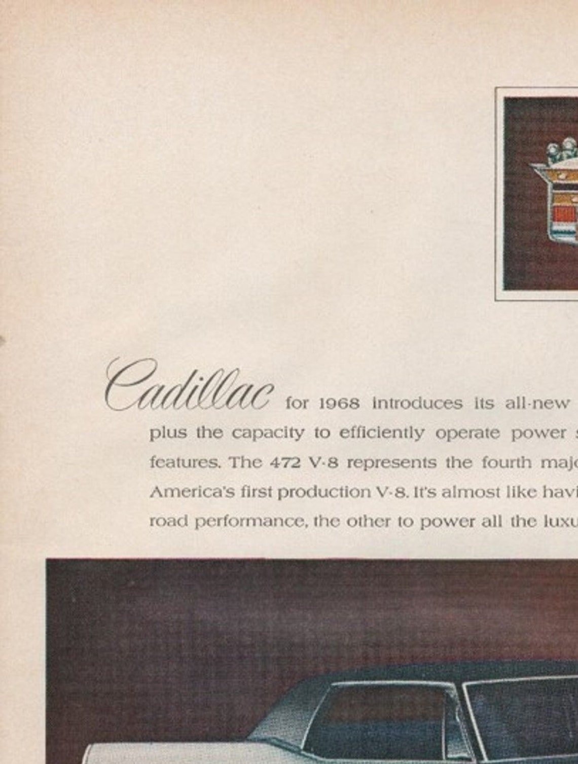 Vintage Coupe Deville 1968 Ad Retro Ad Car Ads Vintage - Etsy