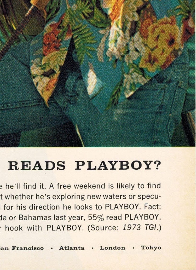 PLAYBOY MAGAZINE ADVERTISEMENT 1974, Retro and Vintage Ads, 1970s ...