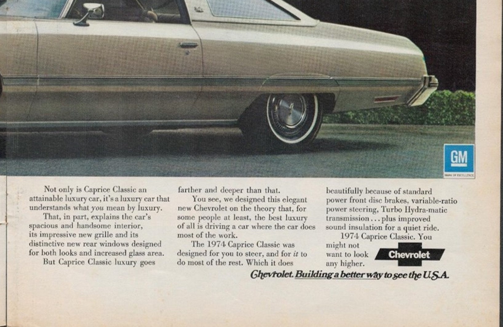 Chevrolet Caprice Vintage Print Ad 1973 Retro Ad Vintage Ad Christmas ...