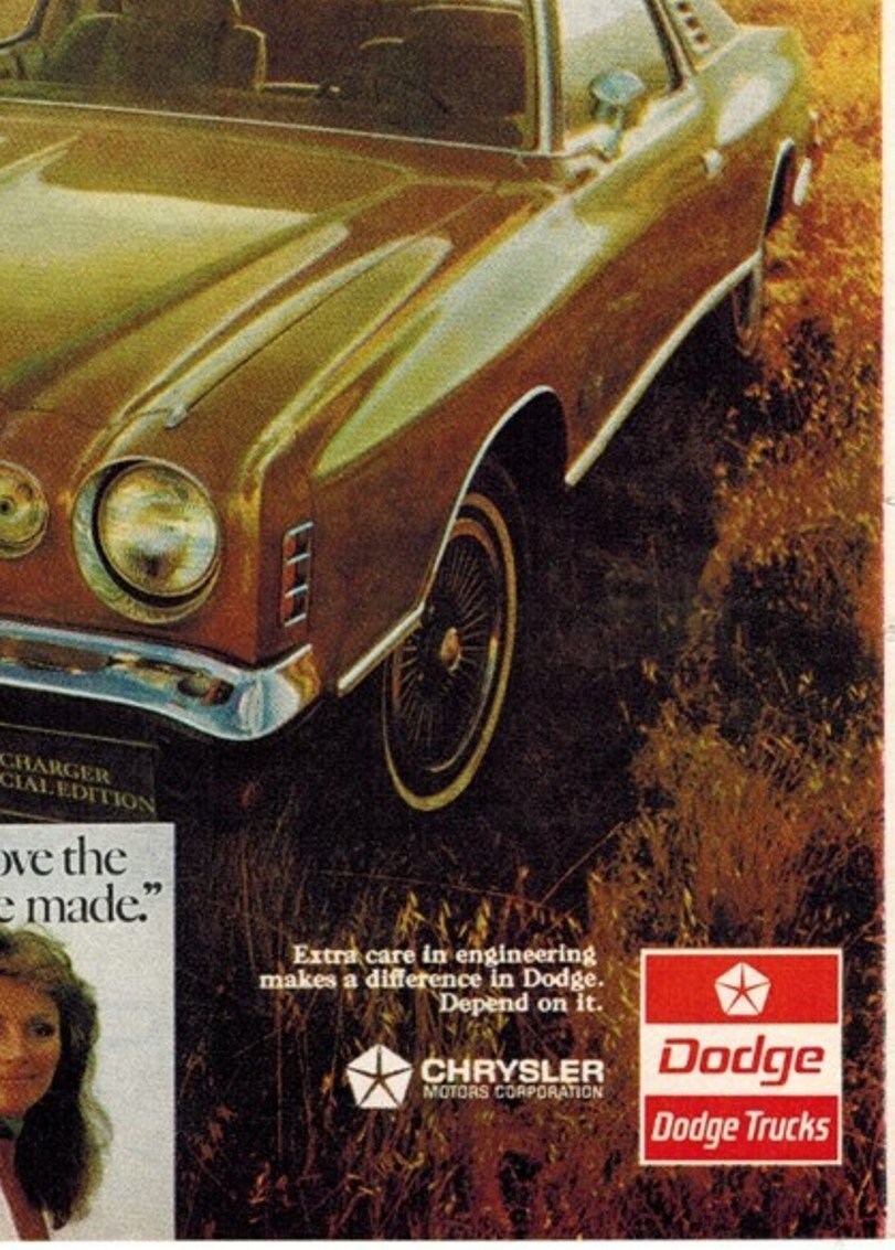 Collectibles Art & Collectibles Repair Shop Decor 1975 Dodge Charger ...