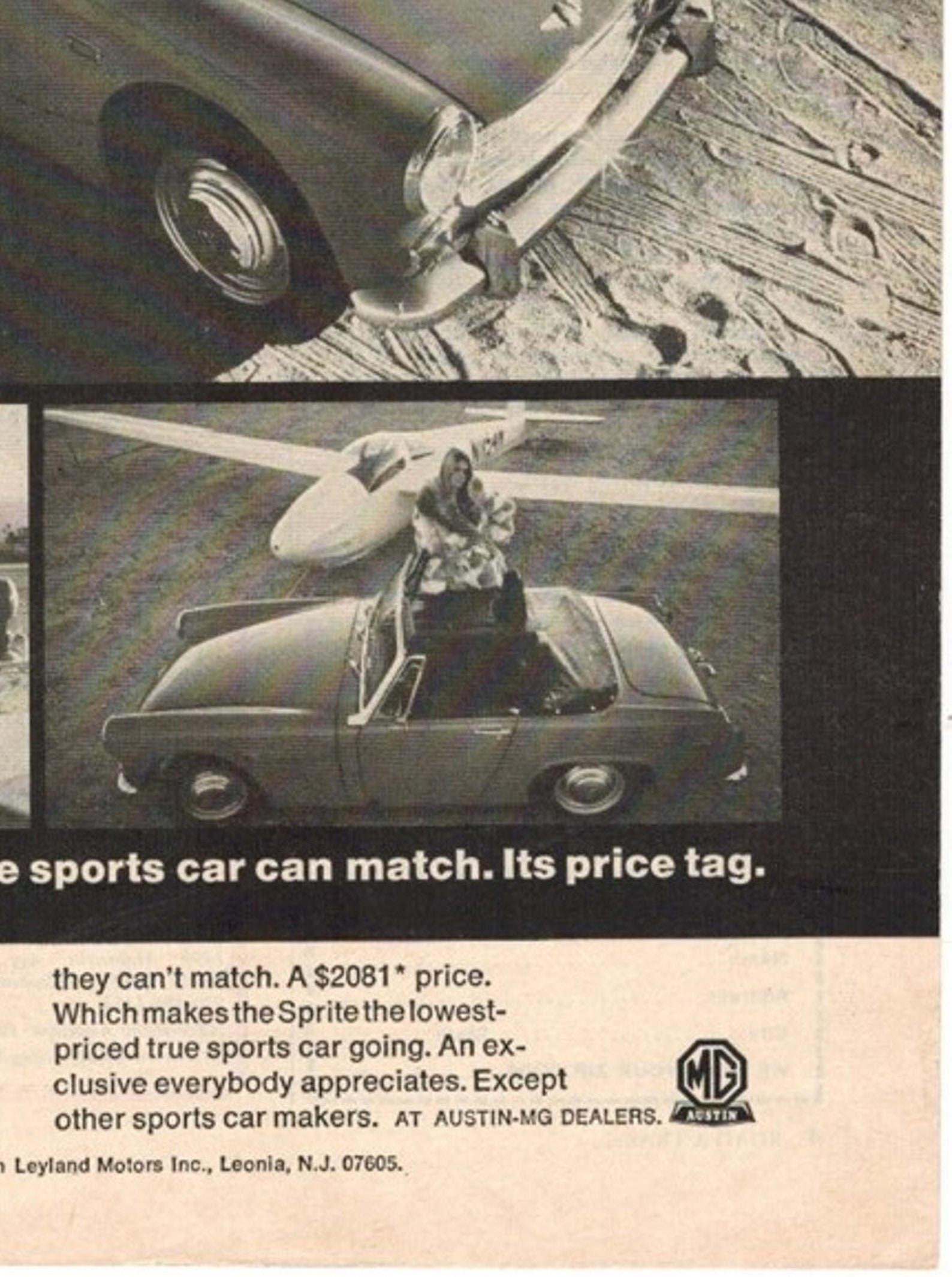 MG SPRITE 1969 Retro Ads Vintage Car Ads Automobilia - Etsy