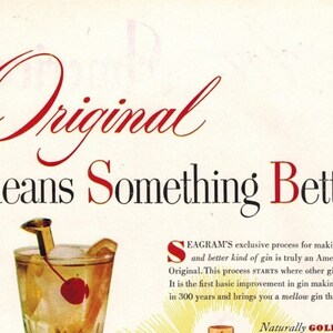 SEAGRAM'S GIN - 1948 - Retro Ads - Vintage Ads - Vintage Advertisements ...