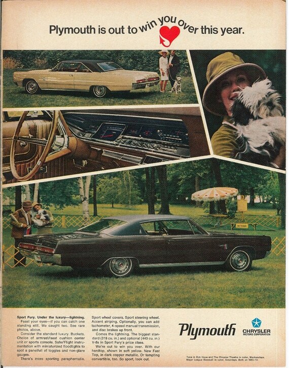 Classic Old Plymouth Ads