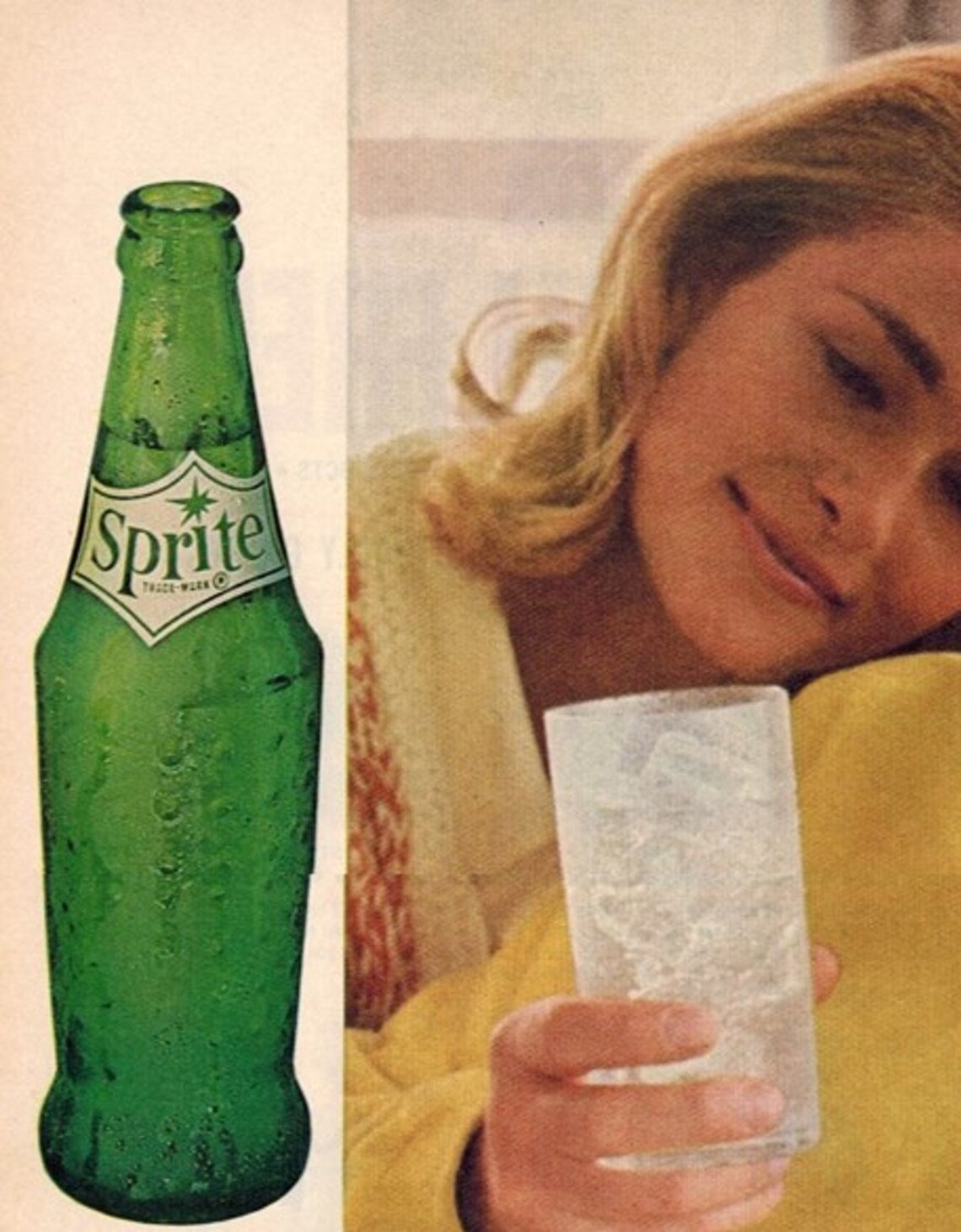 SPRITE SOFT DRINK Old Ads Vintage Advertisement 1964 - Etsy