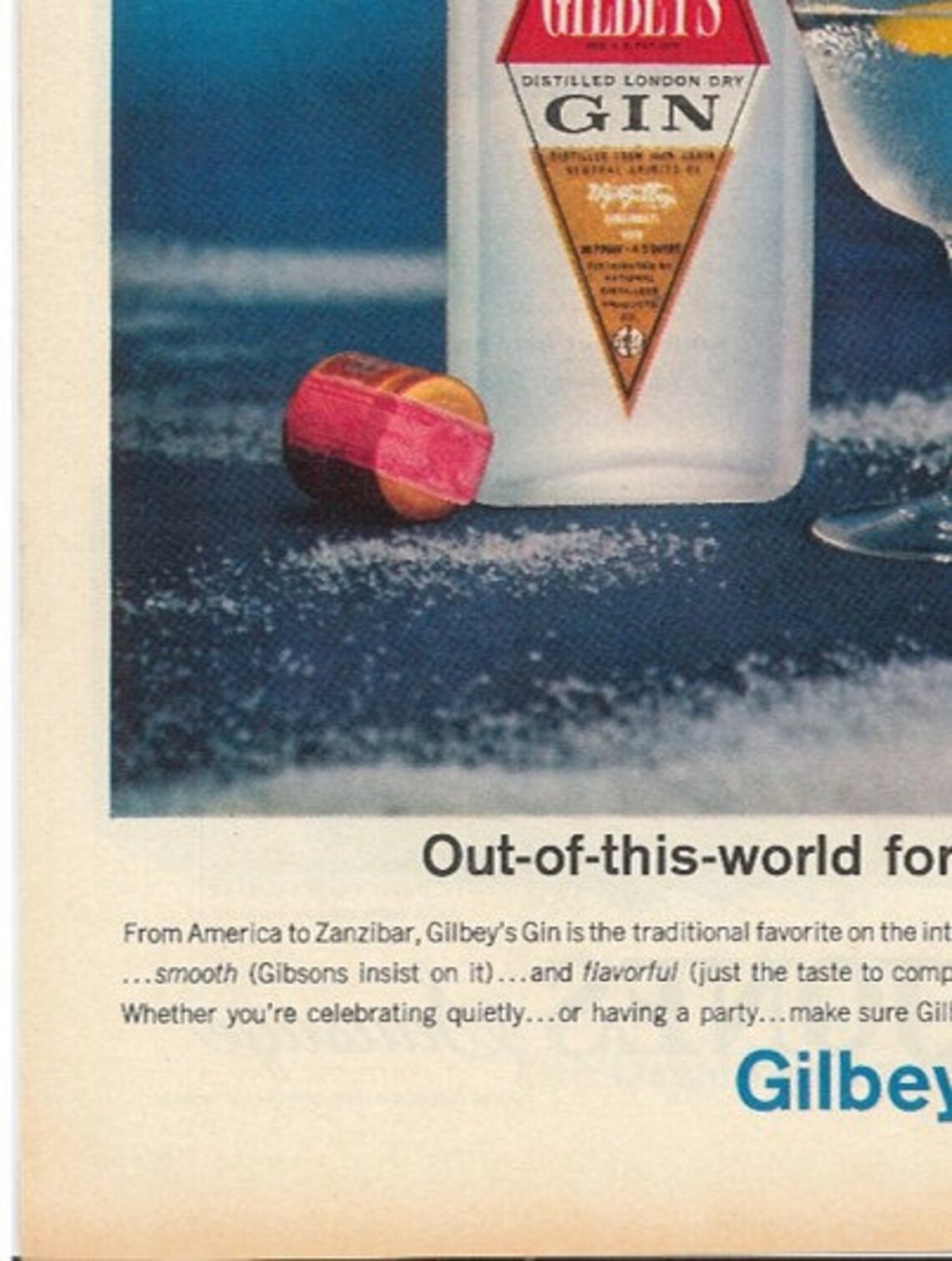 1963 GIBLEY'S GIN Advertisement Vintage Retro Holiday Themed Gift Ideas ...