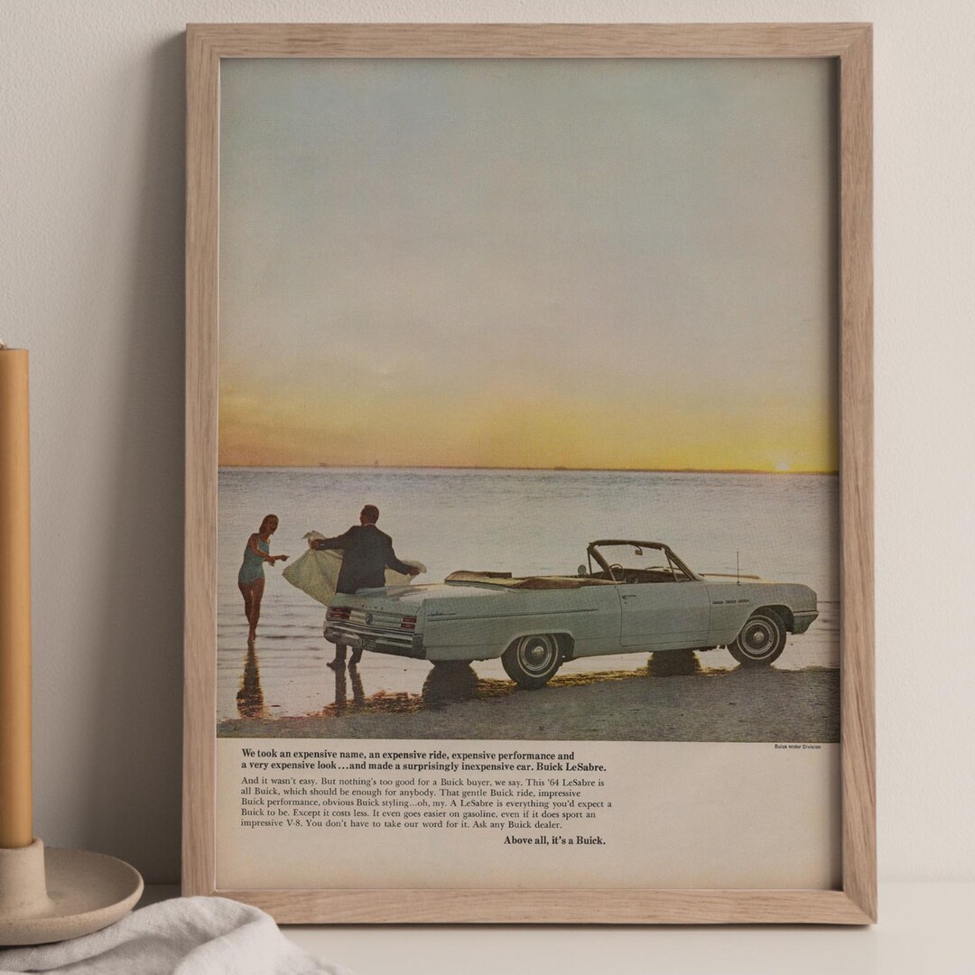 Vintage Advertisements 1964 Buick Lesabre Convertible Ad From LIFE ...