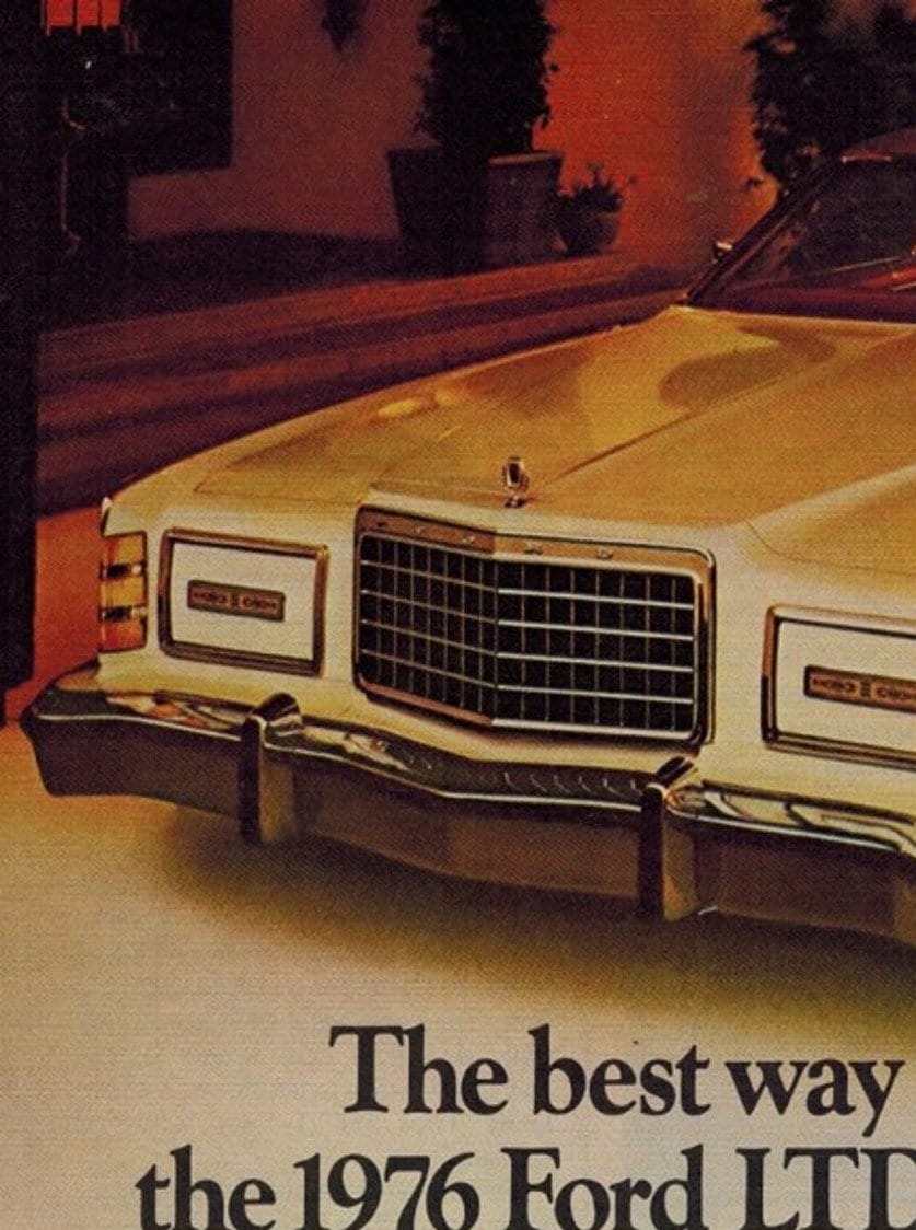 Vintage Ford LTD Print Ad 1976 - Vintage Ad - Retro Ad - Car Ads ...