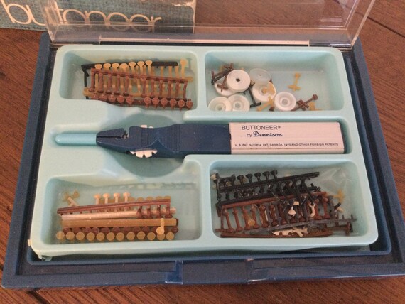Buttoneer as Seen on TV Vintage Button Attacher by Ronco - Etsy