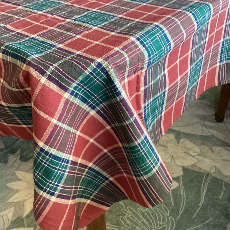 Plaid Tablecloth - Etsy