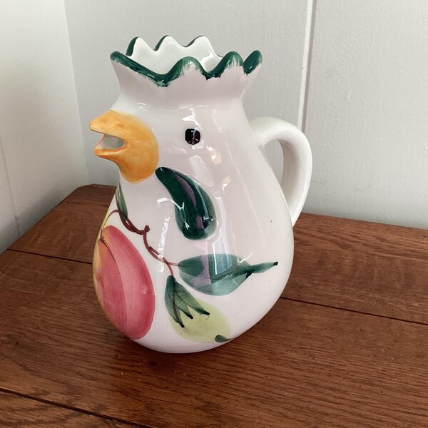 Rooster Pitcher - Etsy