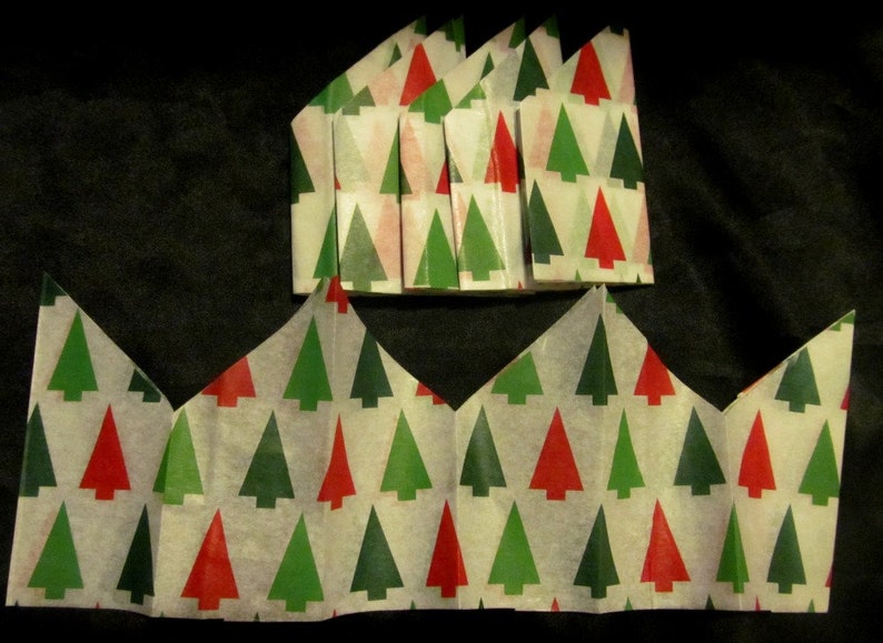 Christmas Paper Crown Hats, Festive Hats, Paper Tissue Party Hats ...
