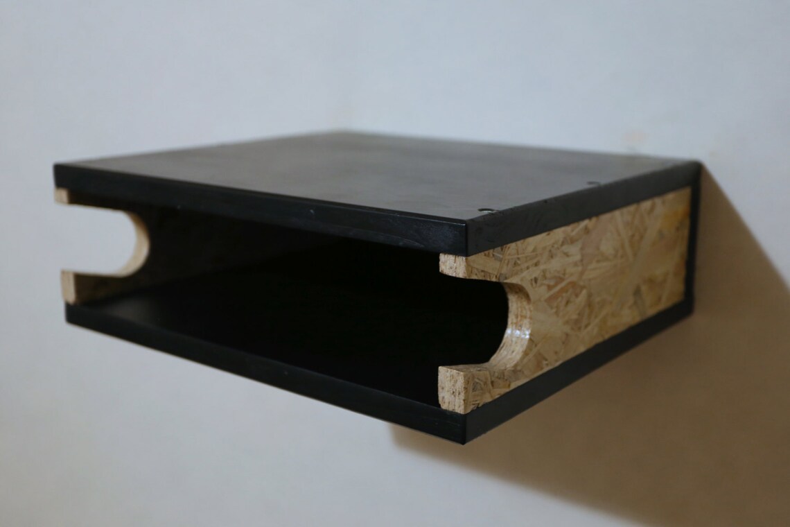 Industrial Style/wooden Bike Rack/bicycle Storage/floating - Etsy