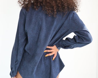 Snake Button up Shirt - Etsy