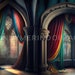 Vibrant Gothic Digital Backdrops, Maternity Backdrop Overlays, Studio ...