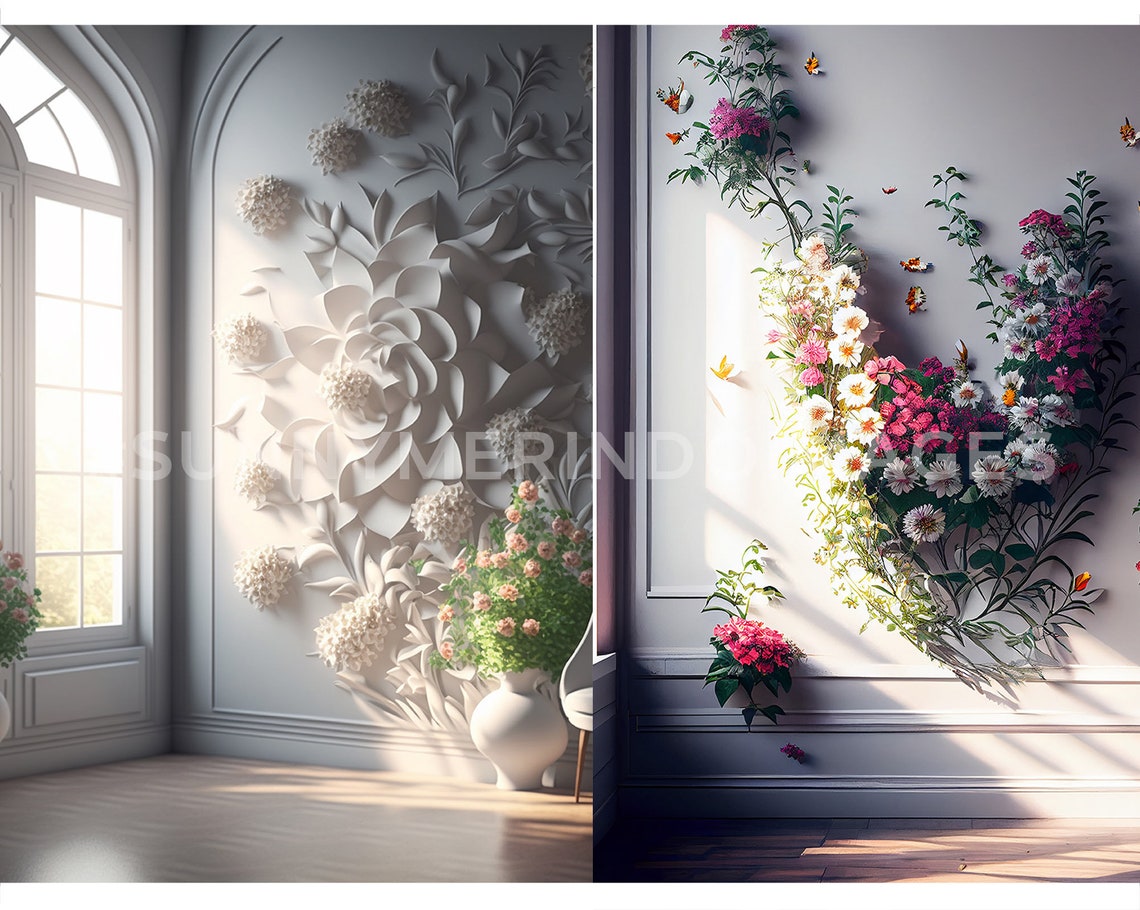 White Room Digital Backdrops, Maternity Backdrop Overlays, Studio ...