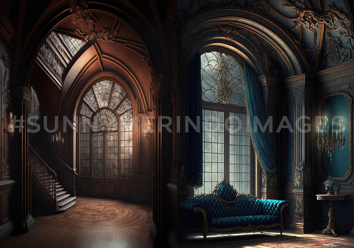 Gothic Digital Backdrops Bundle for Maternity & Studio Photography ...