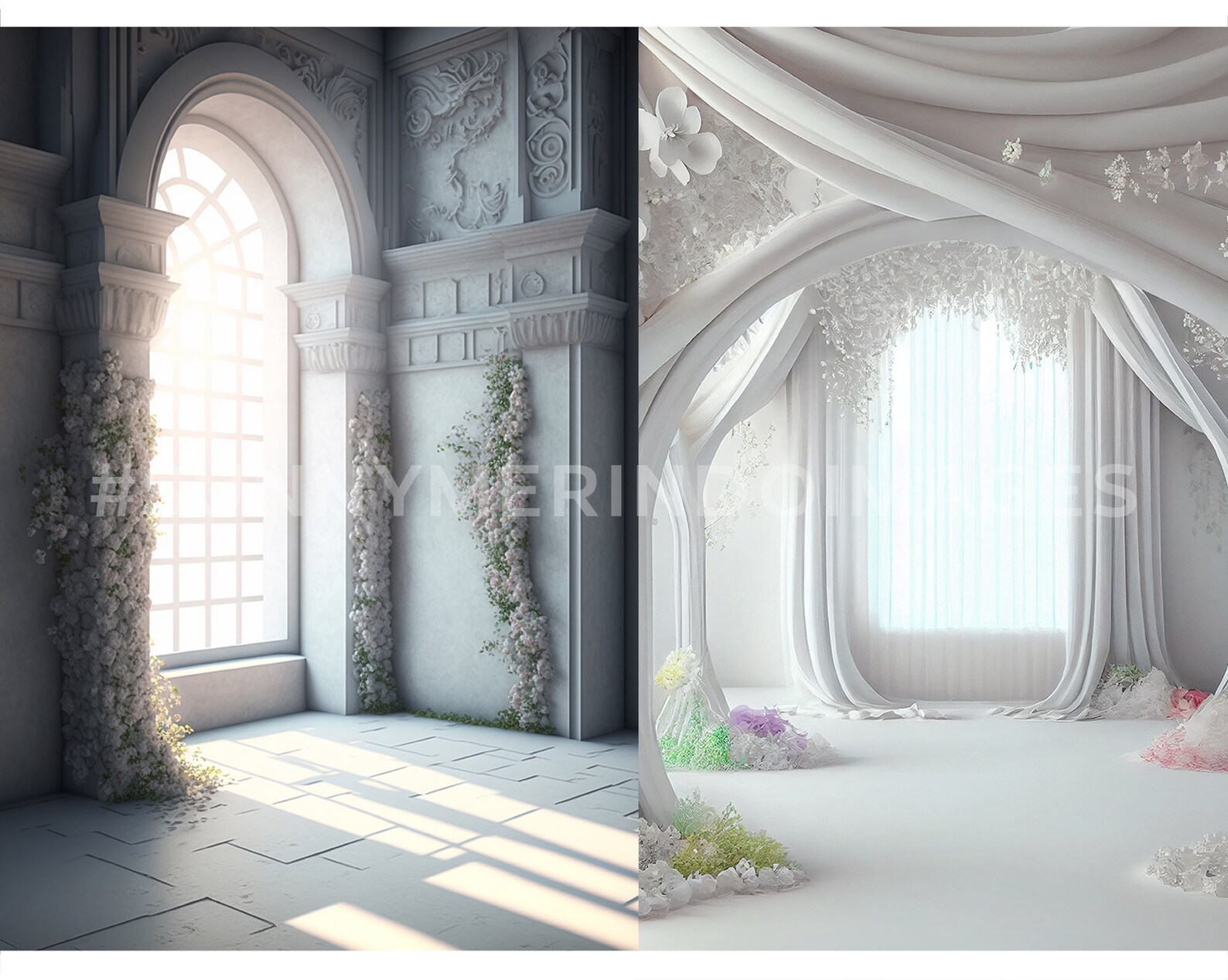 White Room Digital Backdrops Maternity Backdrop Overlays - Etsy