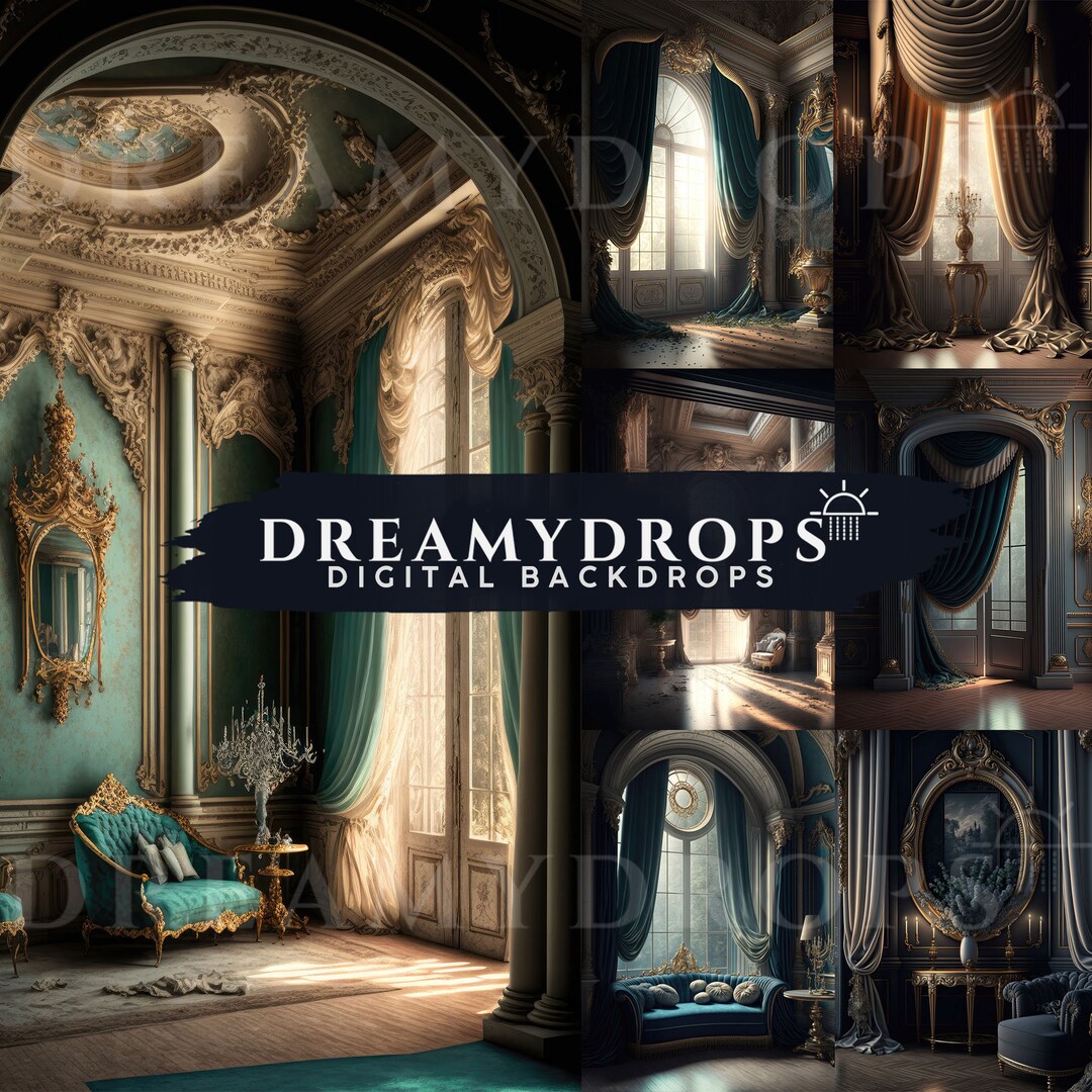 Fantasy Gothic Maternity Photography Backdrops Dark Style Digital ...