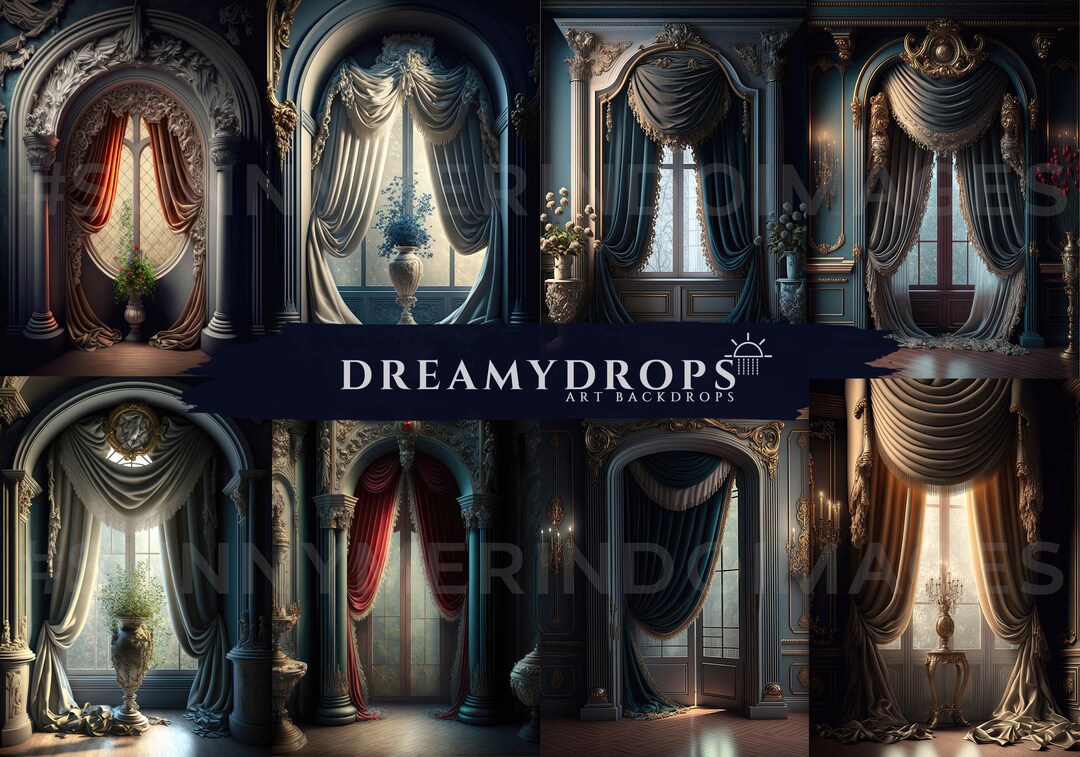 Medieval Fantasy Digital Backdrops, Maternity Backdrop Overlays, Studio ...