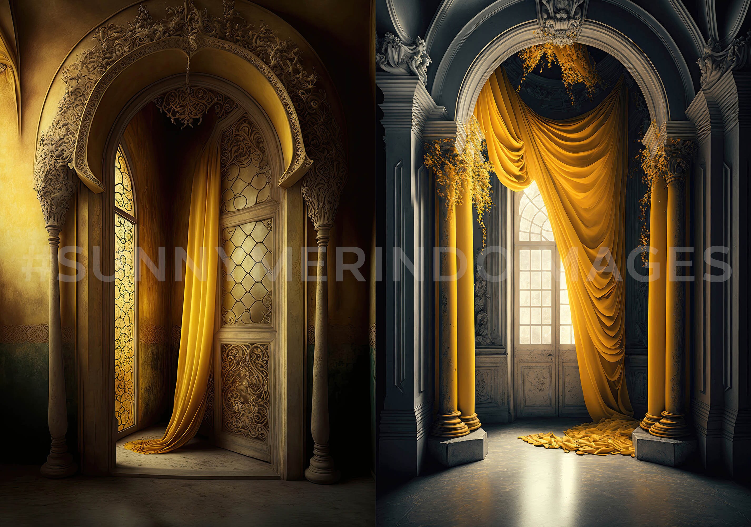 Royal Gothic Digital Backdrops, Photo Backgrounds, Maternity Backdrop ...
