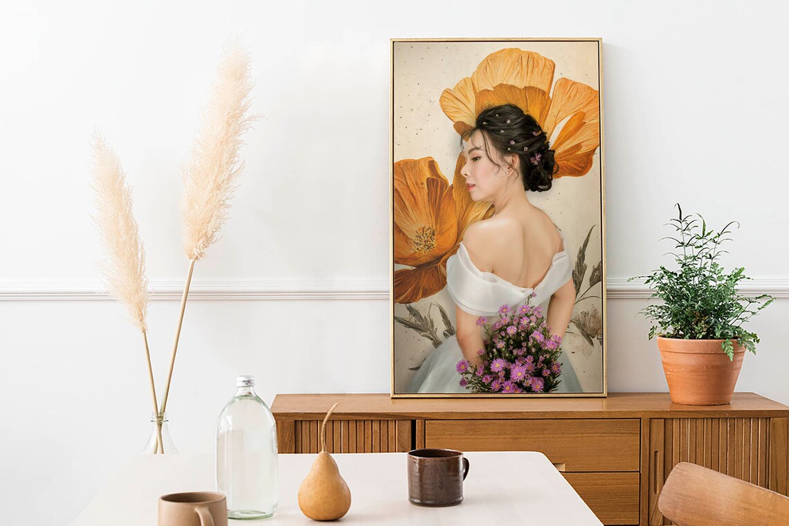 Floral Digital Backdrops Maternity Backdrop Overlays Studio - Etsy