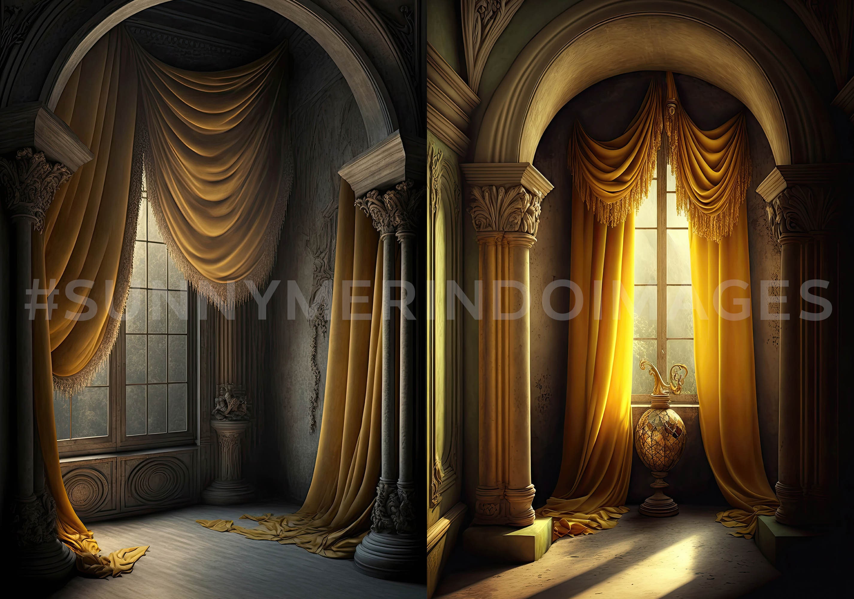 Royal Gothic Digital Backdrops, Photo Backgrounds, Maternity Backdrop ...