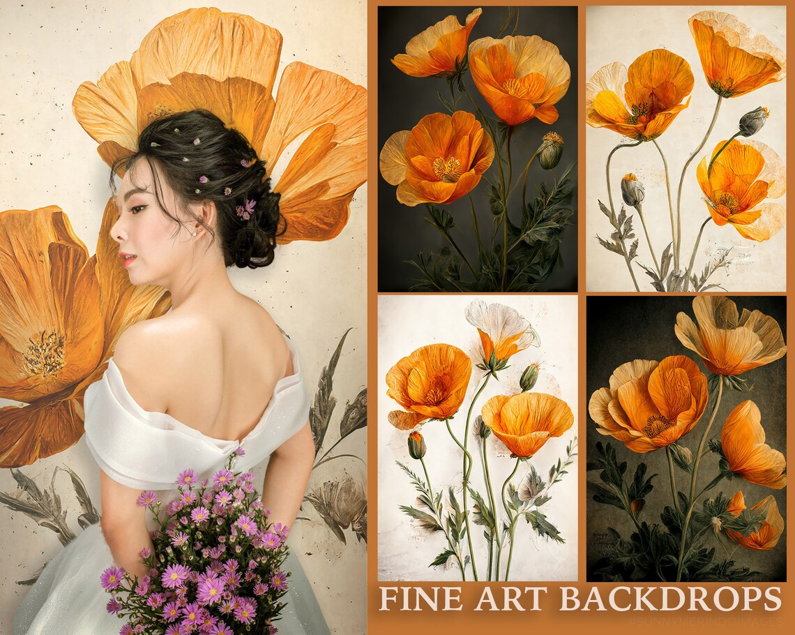Floral Digital Backdrops Maternity Backdrop Overlays Studio - Etsy