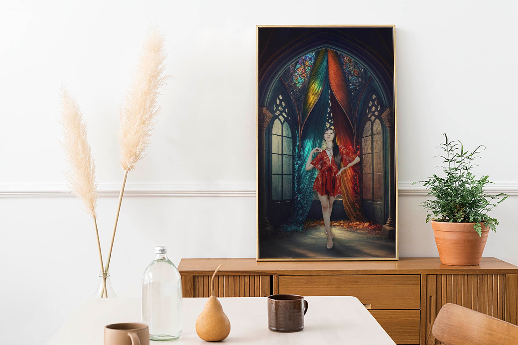 Vibrant Gothic Digital Backdrops, Maternity Backdrop Overlays, Studio ...