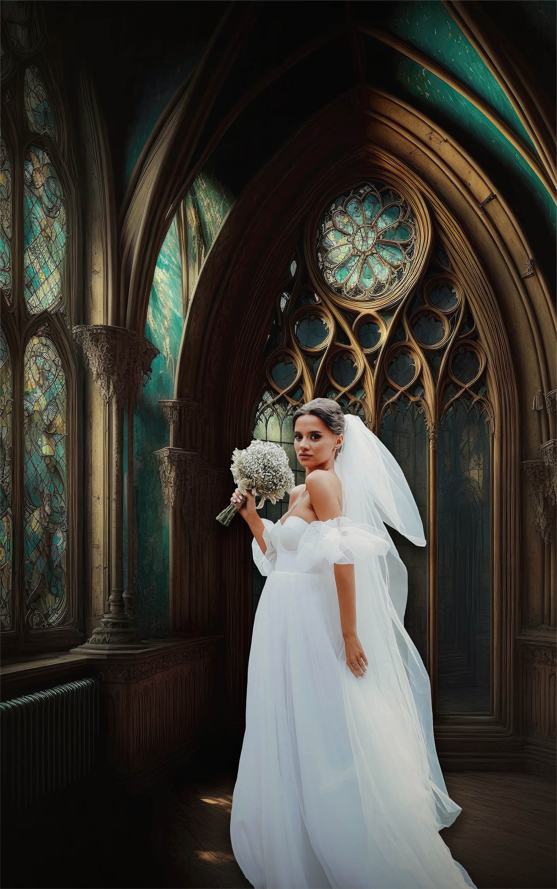 Gothic Digital Backgrounds for Maternity Portraits Dark Fantasy Photo ...