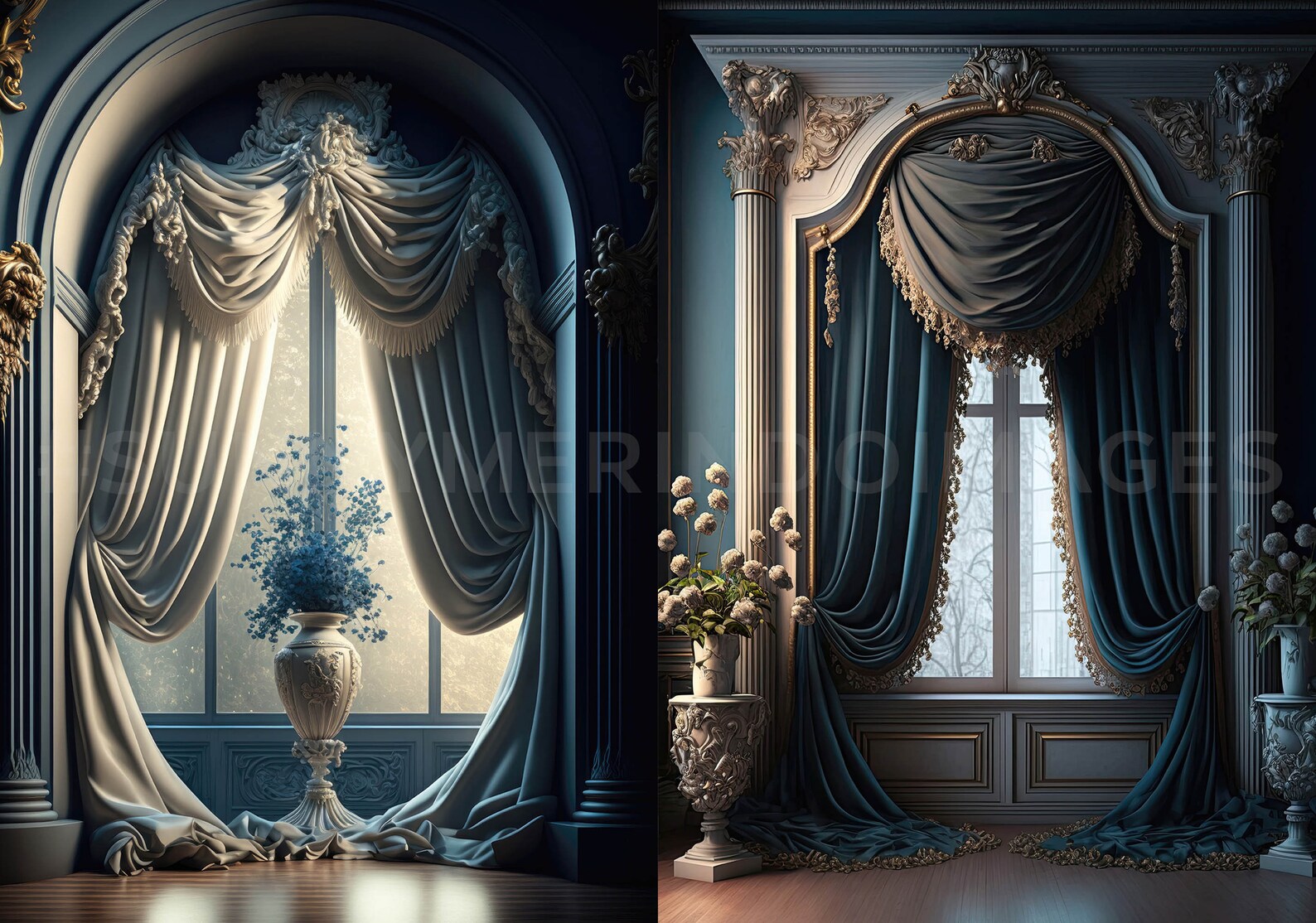 Medieval Fantasy Digital Backdrops, Maternity Backdrop Overlays, Studio ...