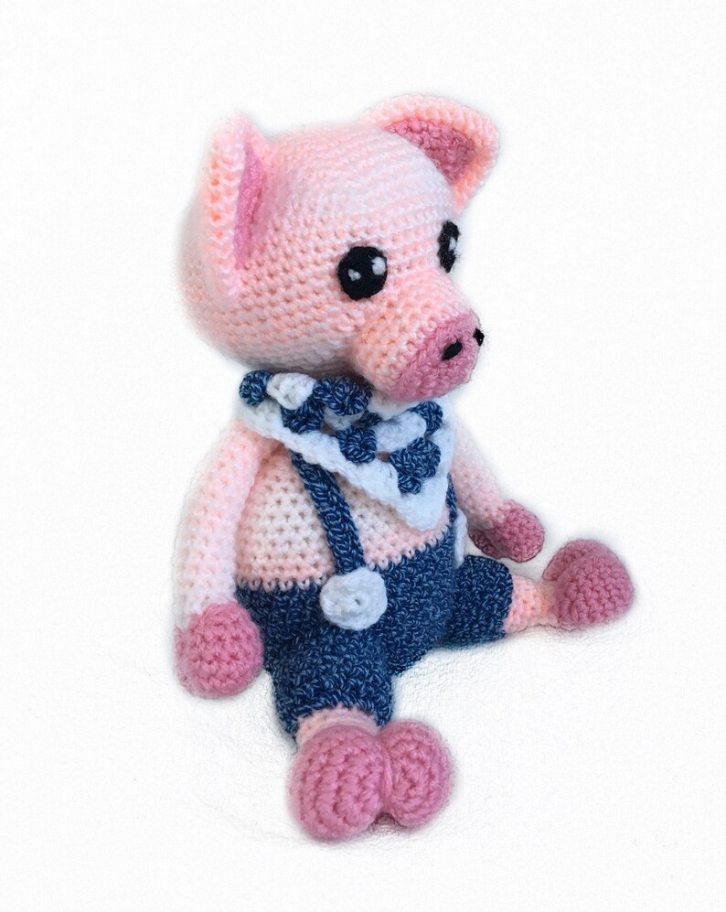 CROCHET PATTERN Doll Lovey Toy Pig - Etsy