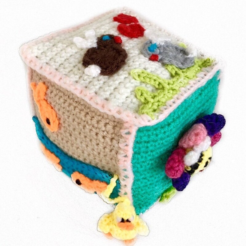 Crochet Activity Cube - Etsy
