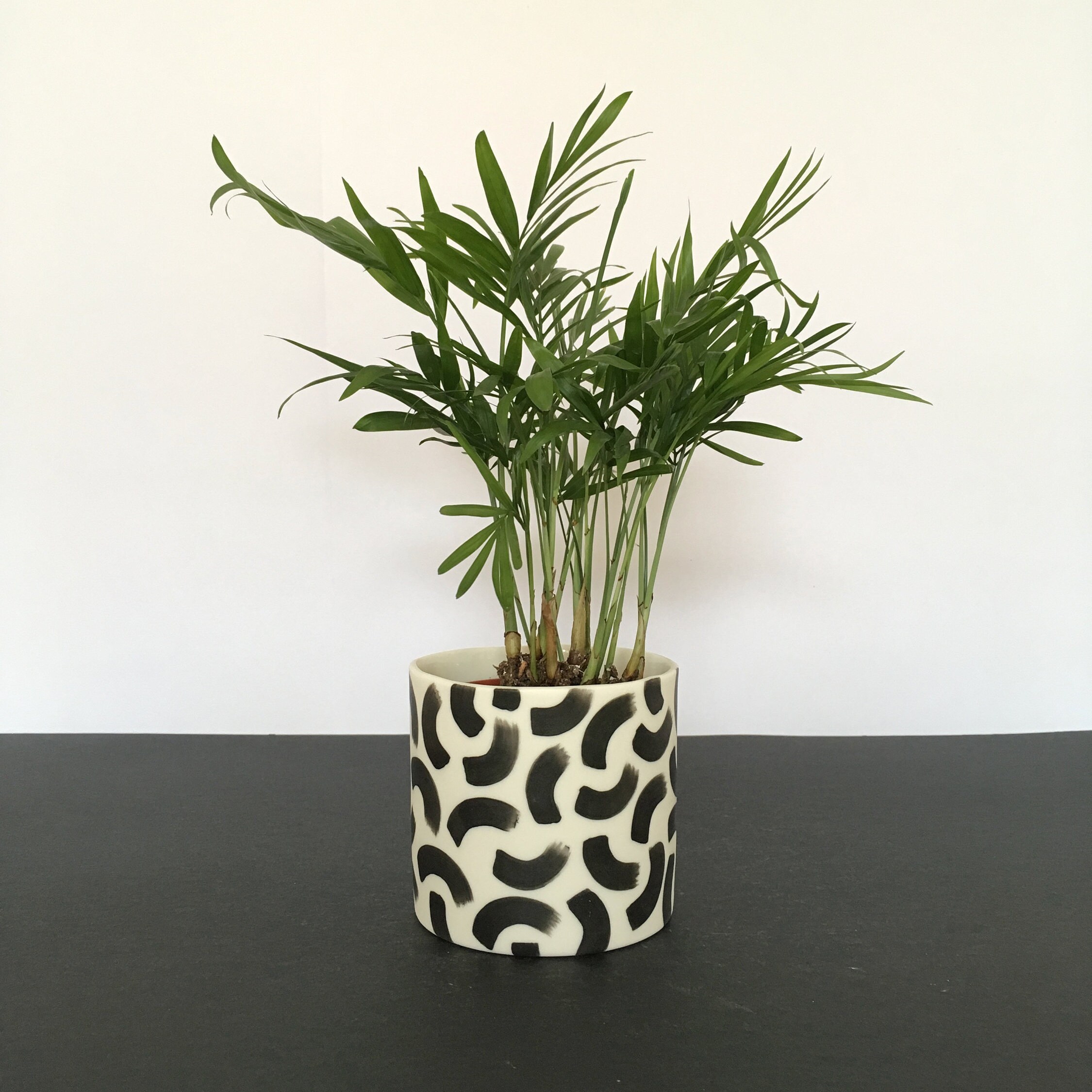 Illustrated Parian Porcelain Pot Big Stroke / Brushstroke - Etsy