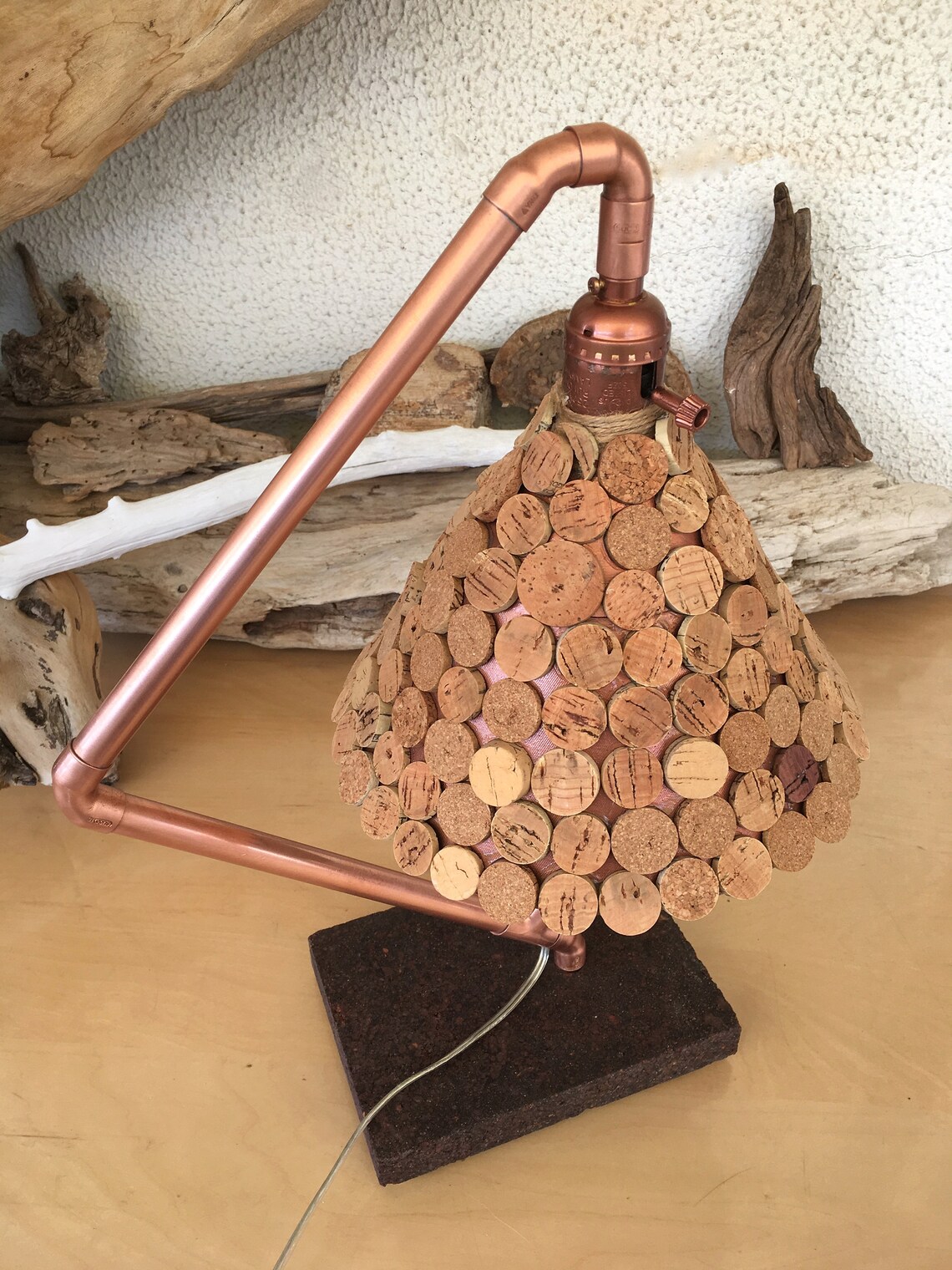 Table Lamp Desk Lamp Bedside Lamp Copper Lamp Concrete Modern Lighting ...