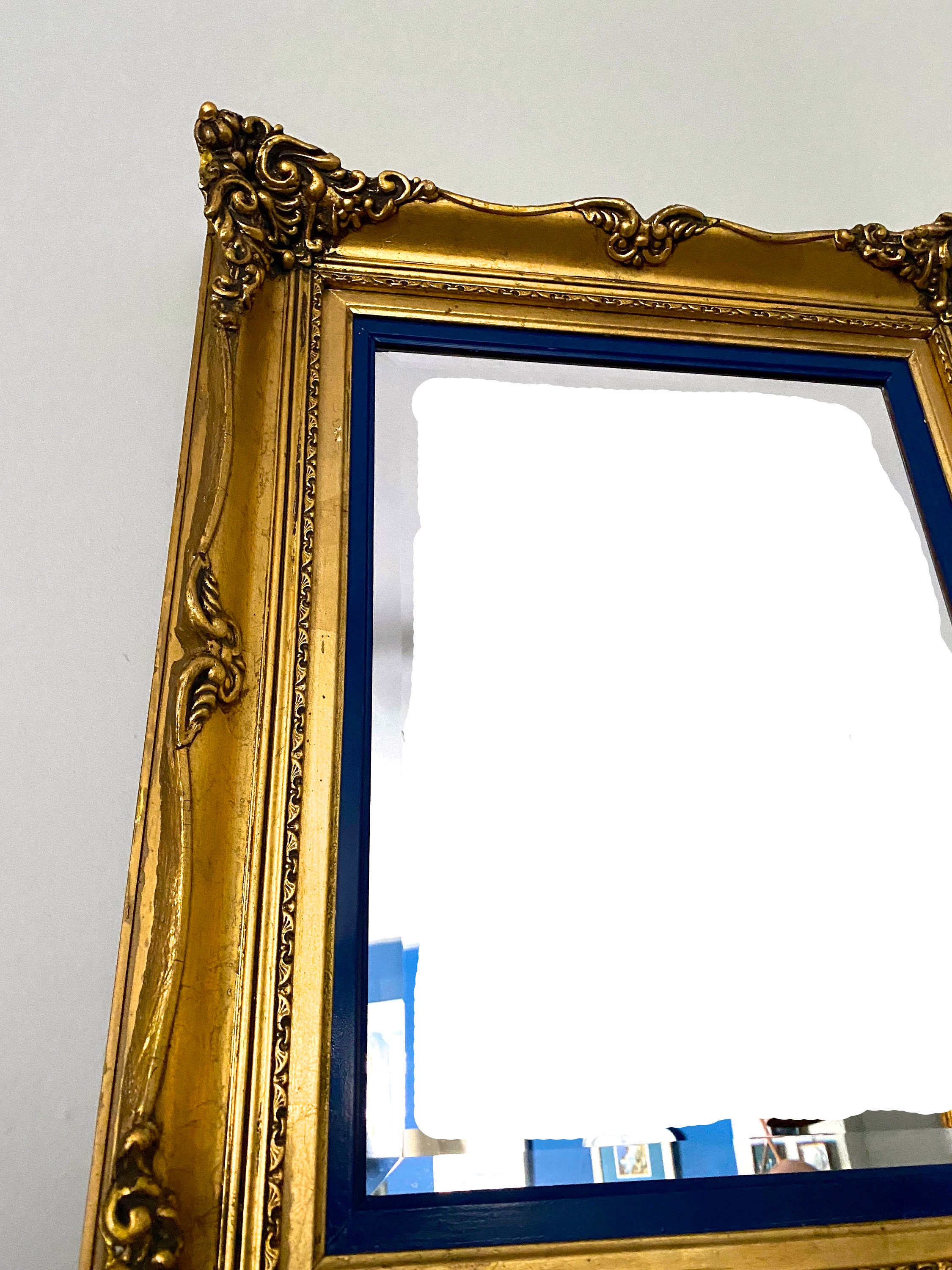 Beautiful Antique Mirror From the 40's | Wall Mirror | Vintage | Gold ...