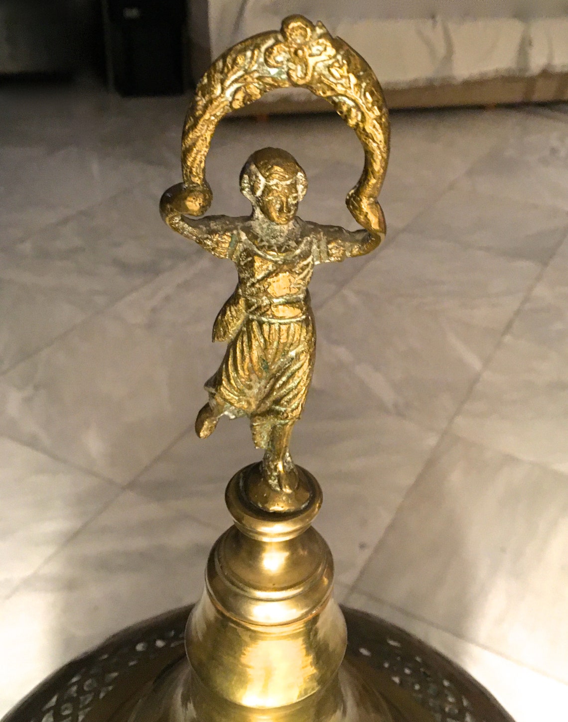 Unique Solid Brass Brazier | Antique Large Brazier | Huge Vintage ...