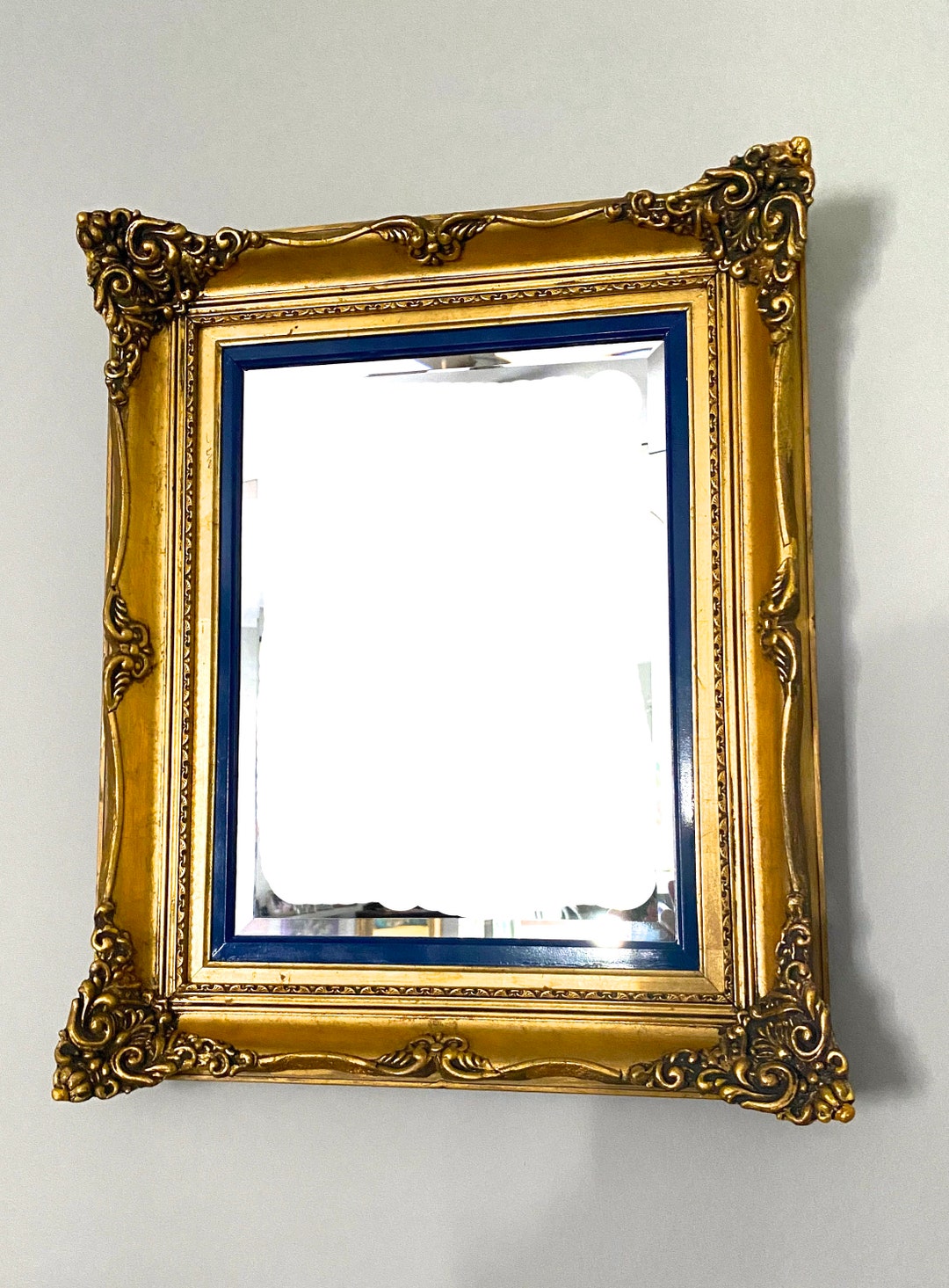 Beautiful Antique Mirror From the 40's | Wall Mirror | Vintage | Gold ...