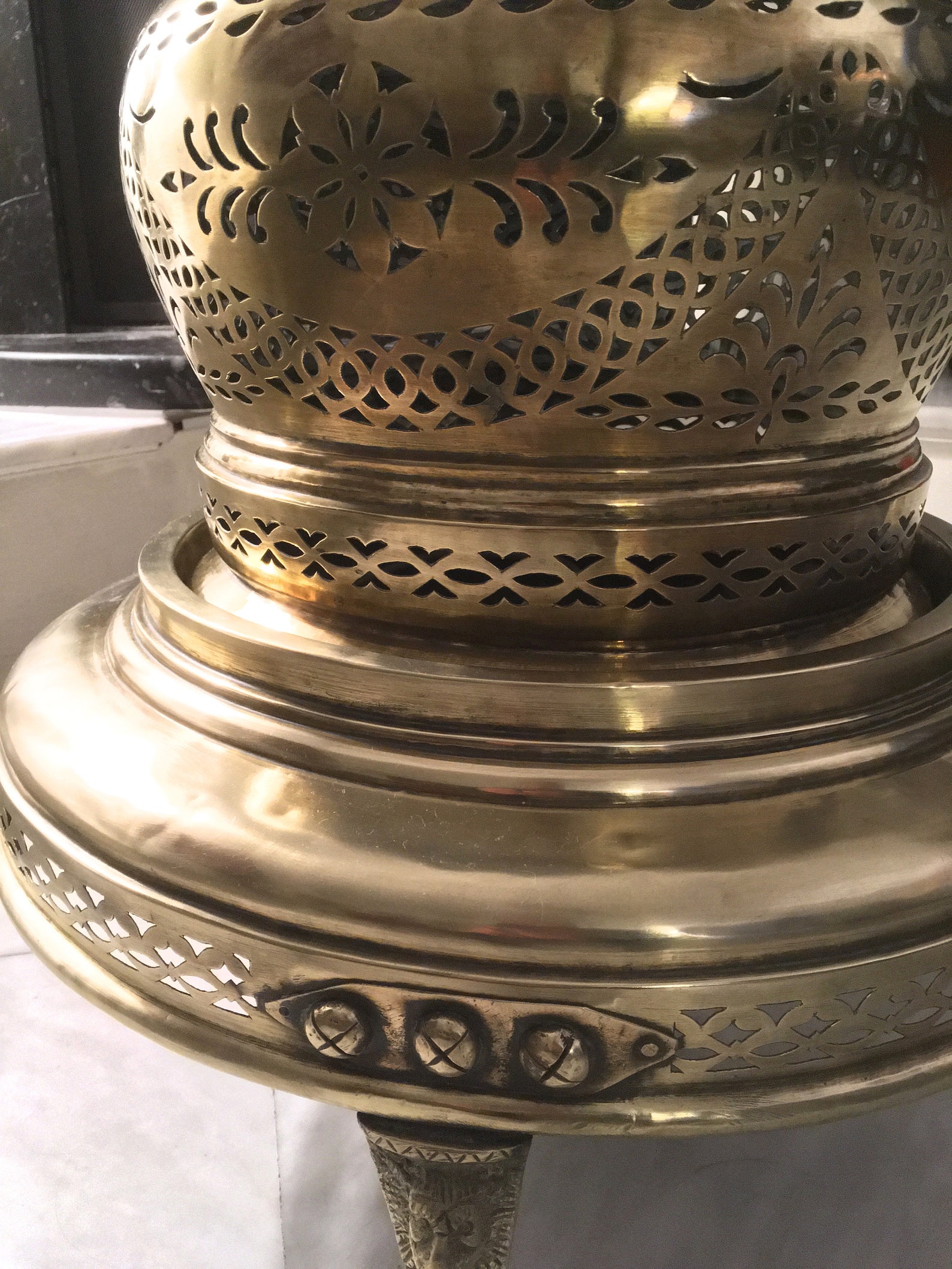 Unique Solid Brass Brazier | Antique Large Brazier | Huge Vintage ...