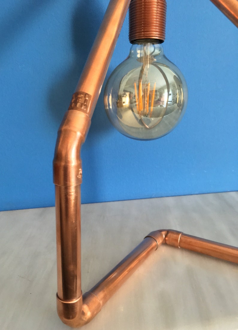 Table Lamp Copper Lamp Desk Lamp Bedside Lamp Modern Lighting Copper ...