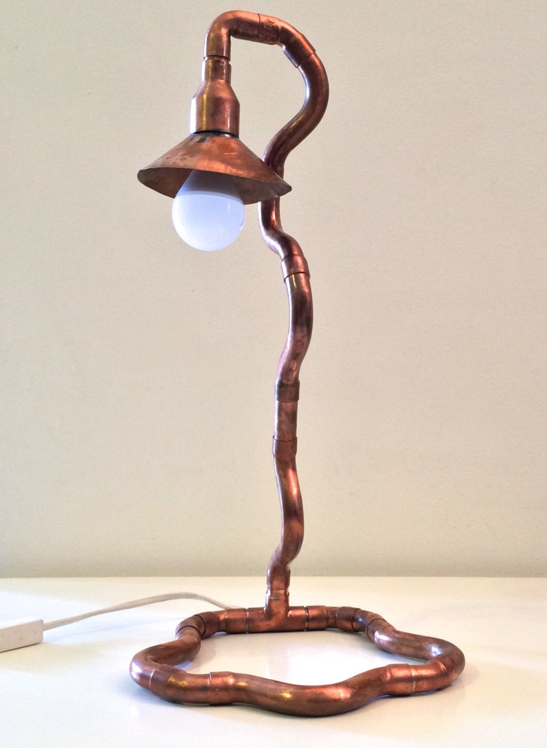 Table Lamp Copper Lamp Desk Lamp Bedside Lamp Modern - Etsy