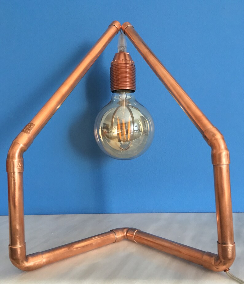 Table Lamp Copper Lamp Desk Lamp Bedside Lamp Modern Lighting Copper ...