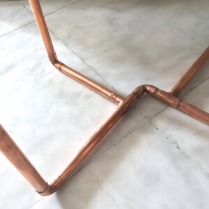 Metal Base | Copper Base for Coffee Table | End Table | Table Base ...