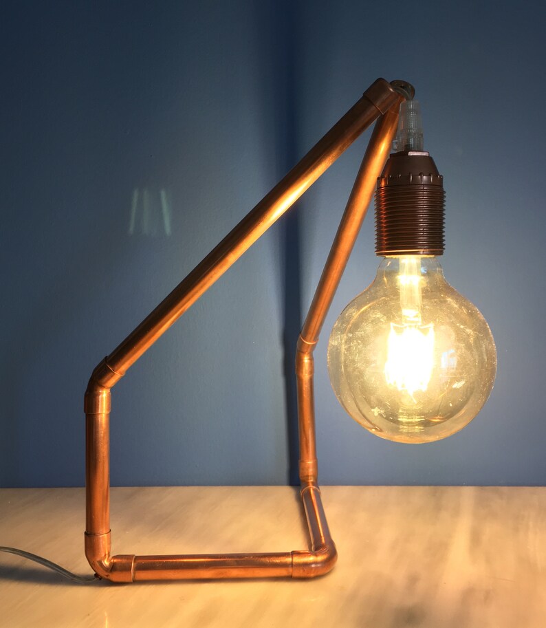 Table Lamp Copper Lamp Desk Lamp Bedside Lamp Modern Lighting Copper ...