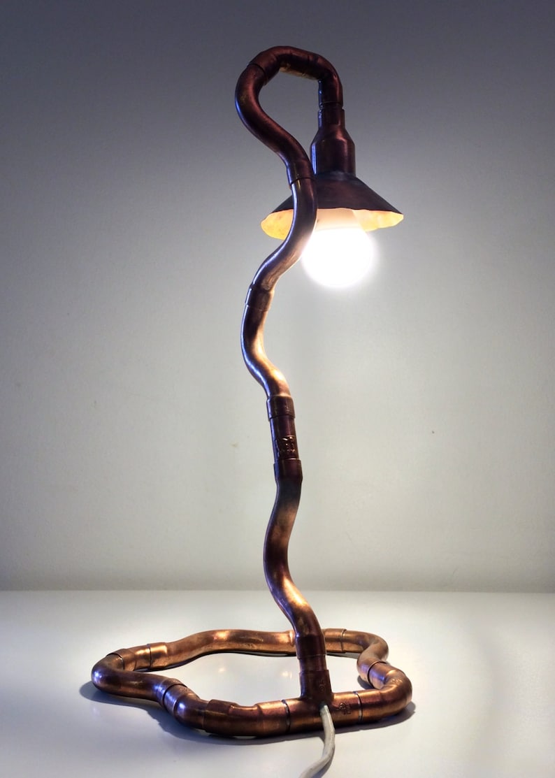 Table Lamp Copper Lamp Desk Lamp Bedside Lamp Modern - Etsy