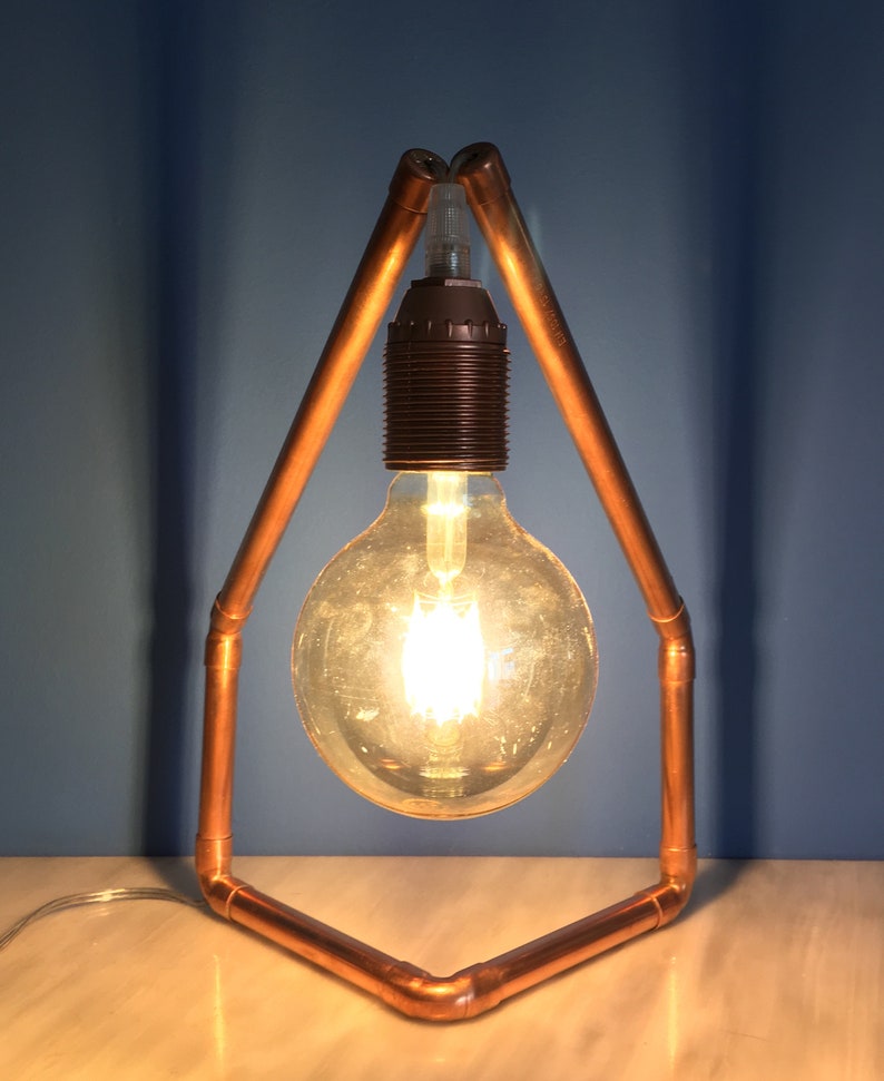 Table Lamp Copper Lamp Desk Lamp Bedside Lamp Modern Lighting Copper ...
