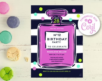 Chanel invitation | Etsy