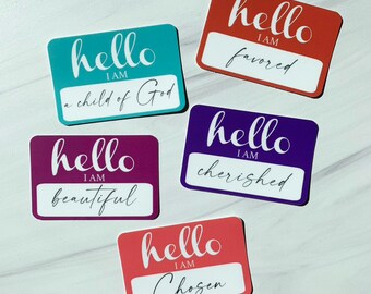 Hello I Am Sticker - Etsy