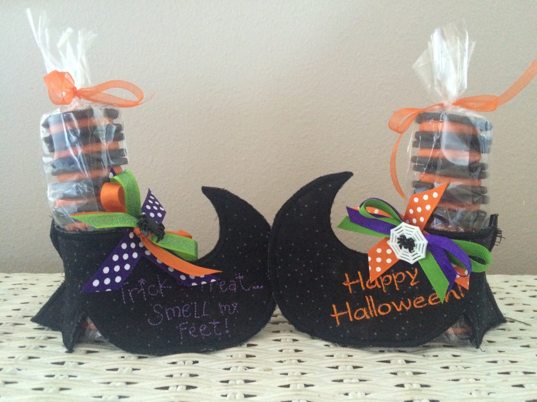 Halloween Witch's Shoe Treat Holder - Etsy