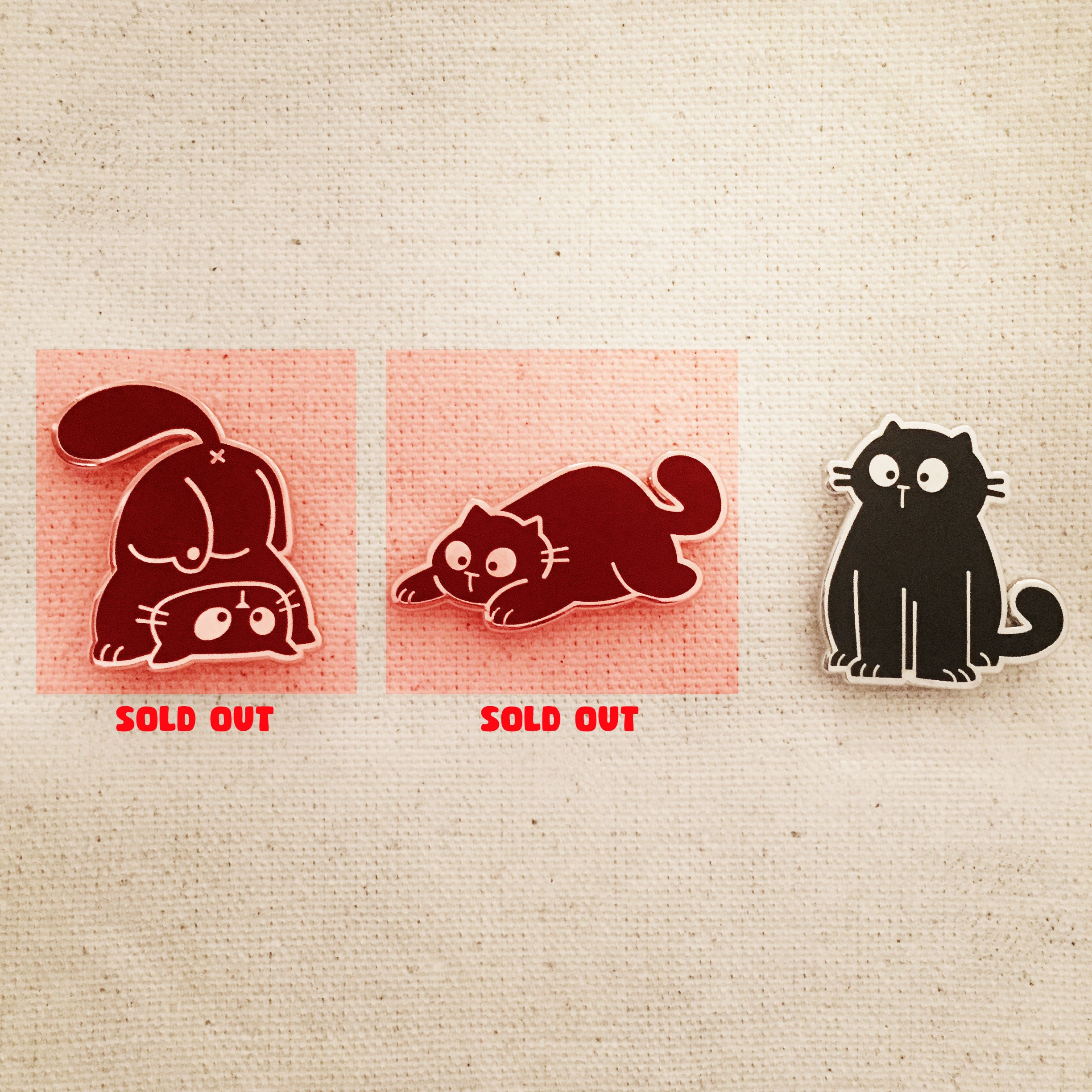 Cat Enamel Pin // Black Cat Pin Cat Pin Cat Lady Good Luck - Etsy